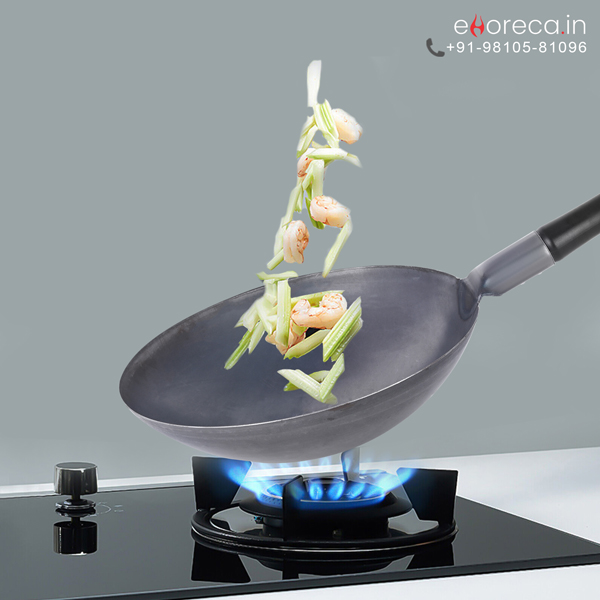 CHINESE WOK WITH BAKELITE HANDLE - Ehoreca